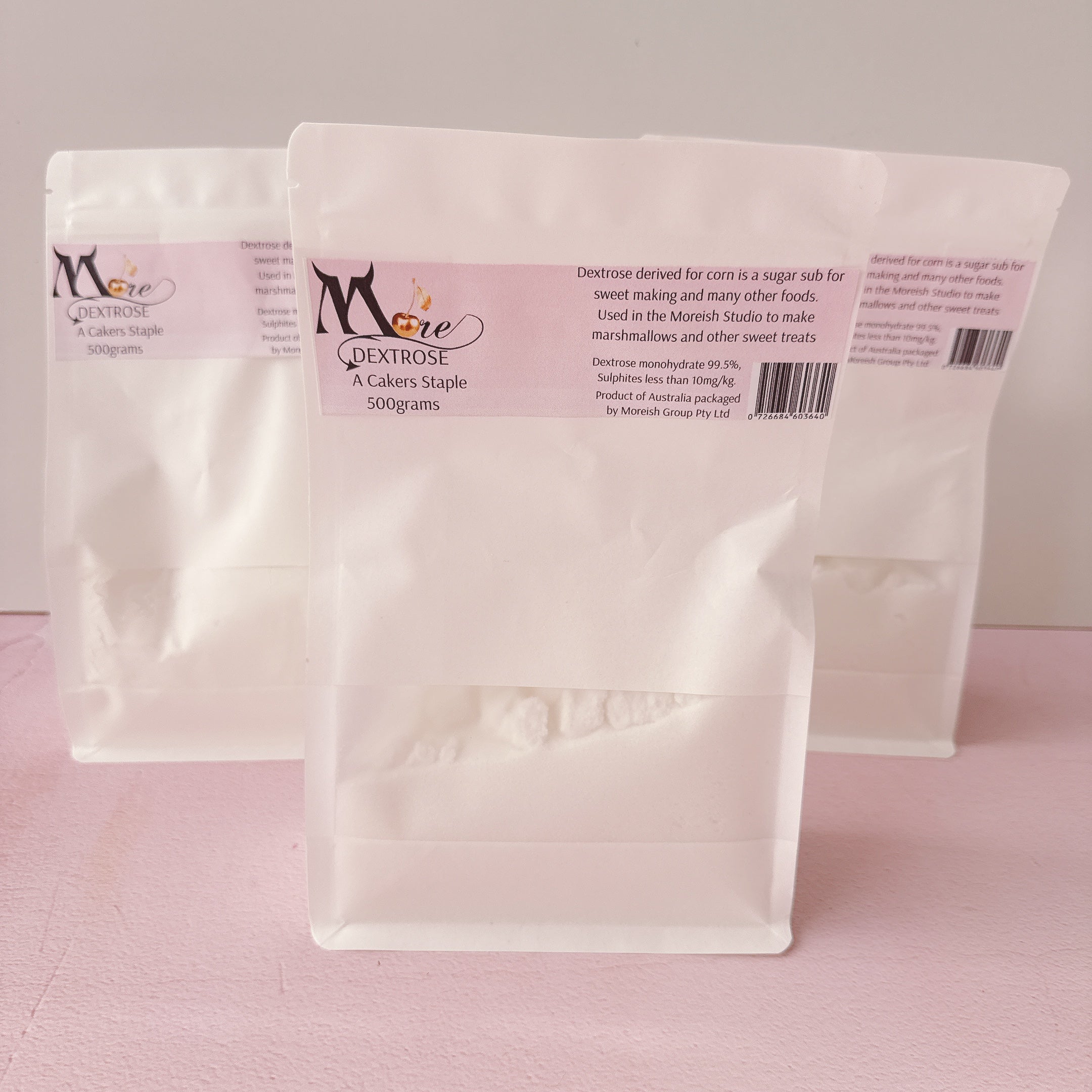 Dextrose - 500gram Resealable Ziplock Bag – Moreish Cakes