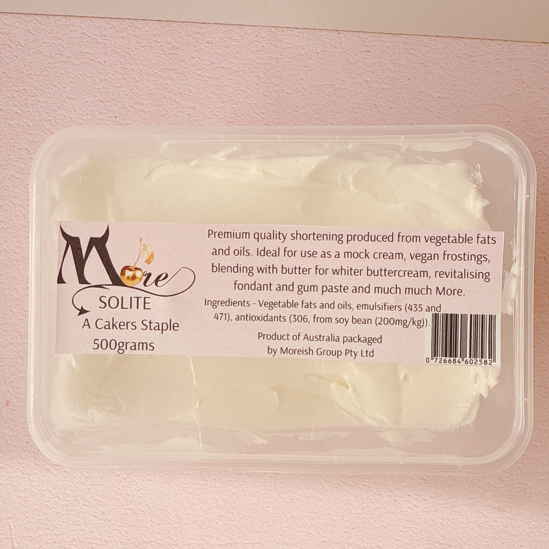 Solite - Vegetable Based - 500gram – Moreish Cakes