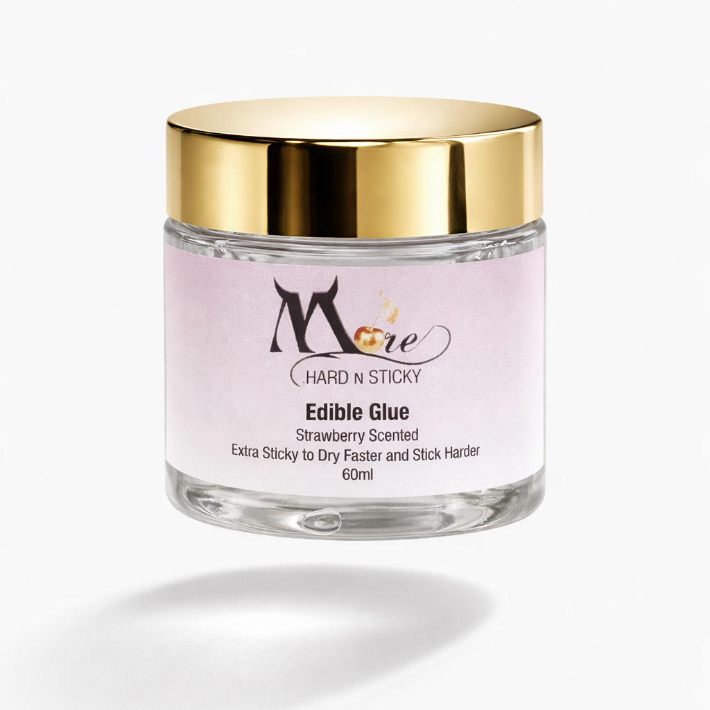 More Hard n Sticky Thick Strawberry Edible Glue 60ml Jar – Moreish Cakes