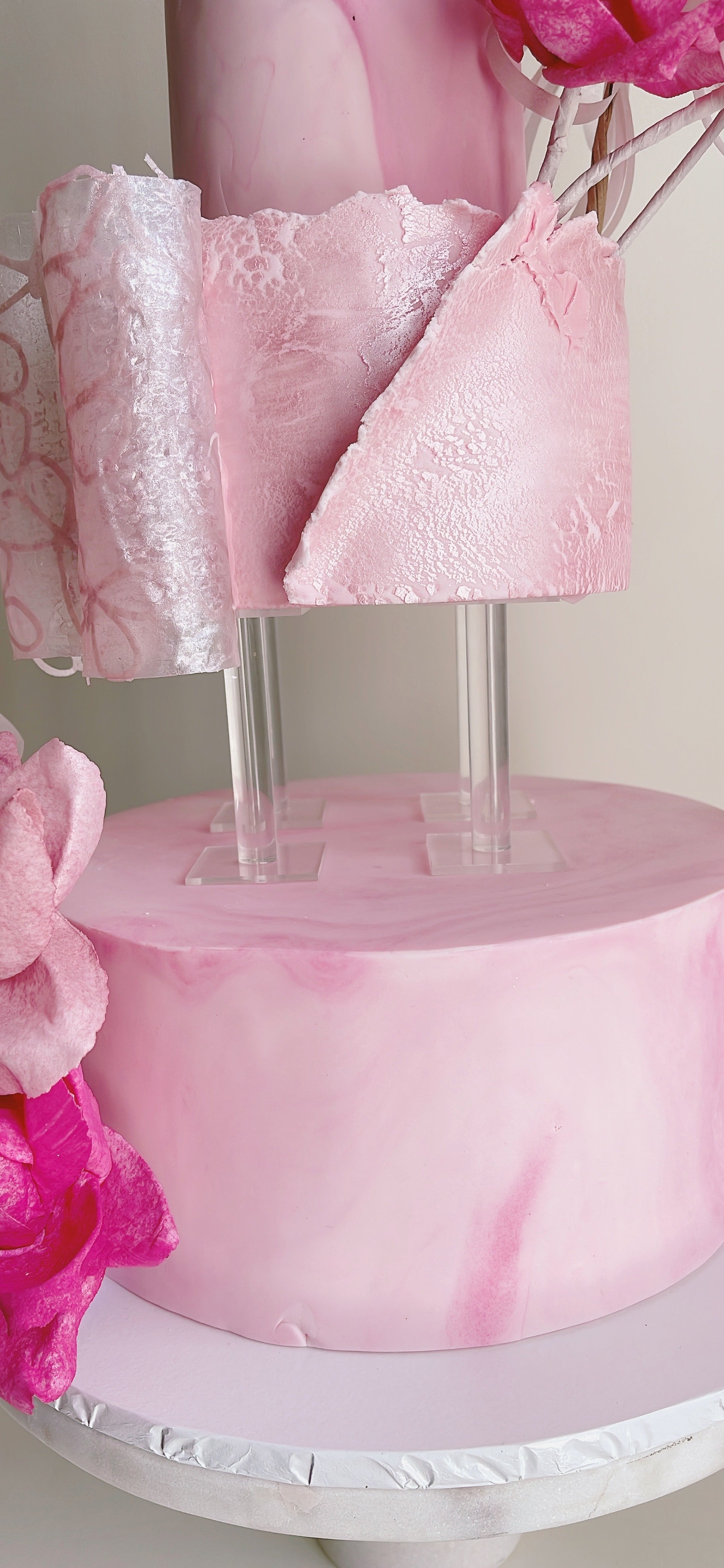 More Clear Cake Columns - Acrylic Set of 4 - As Seen on Cake!TV ...