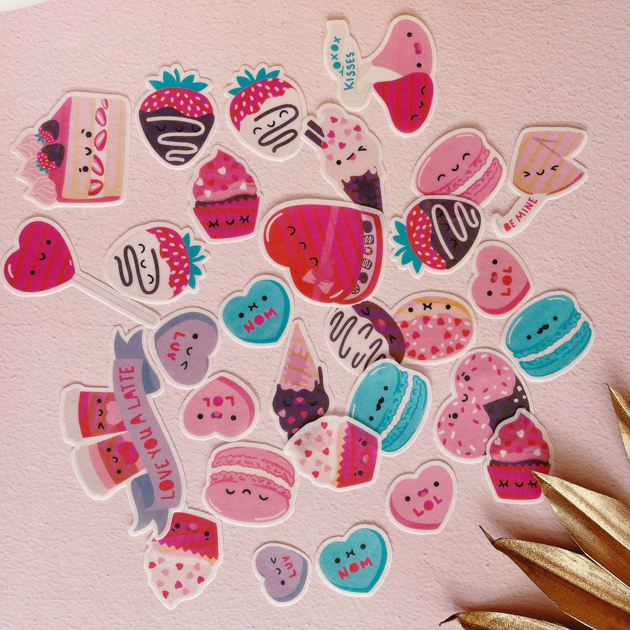 Edible Wafer Paper Love, Sweets and Fun - 24+ PreCut – Moreish Cakes