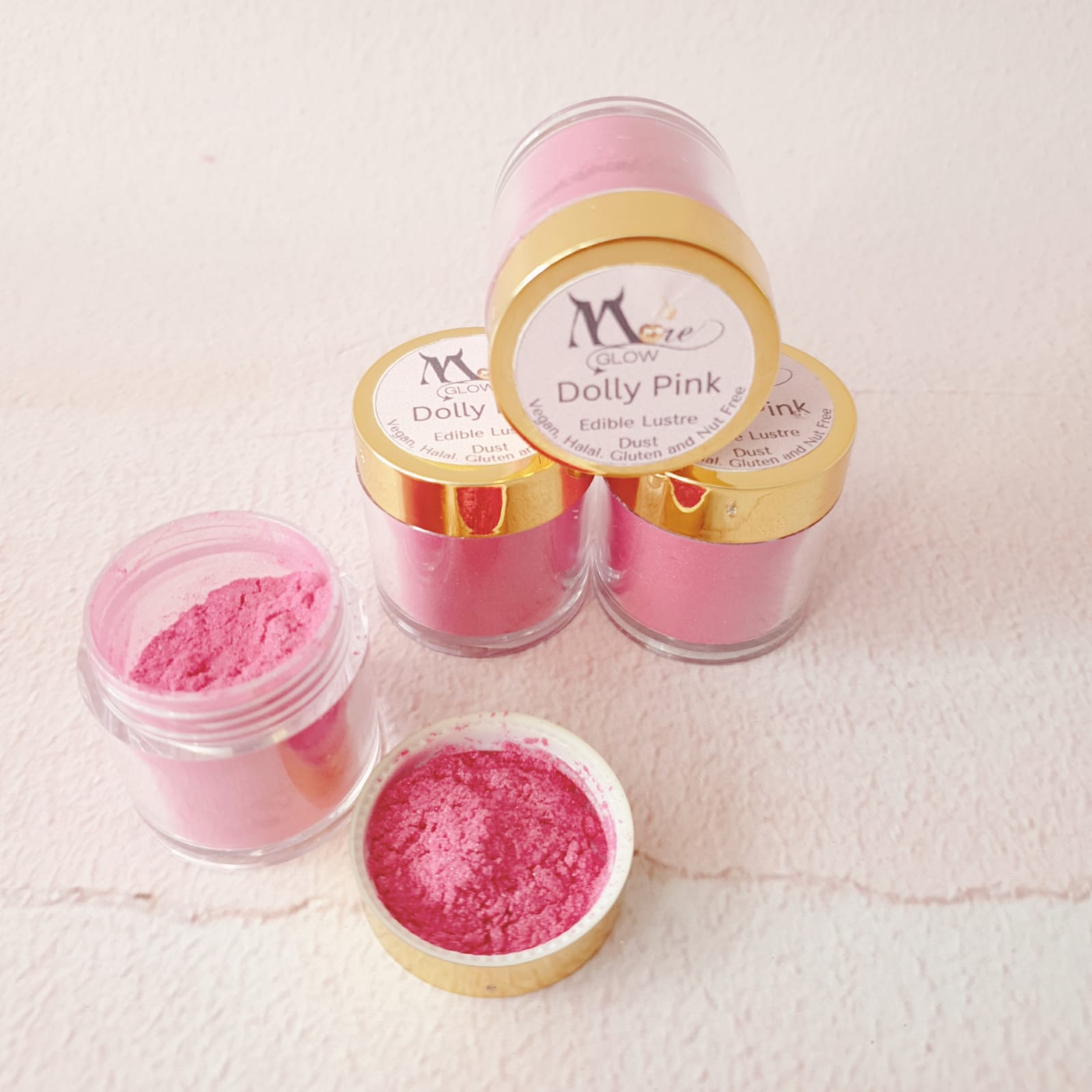 More Glow Dolly Pink Edible Lustre Dust – Moreish Cakes